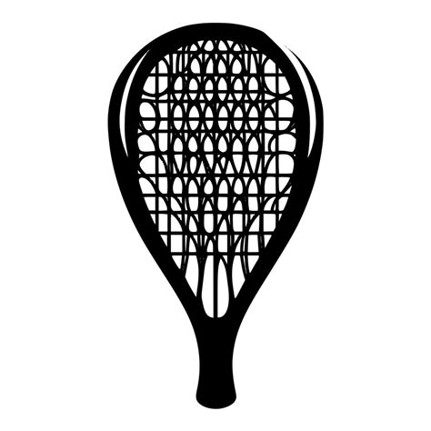 Squash Racket Svg Image Instant Download For Cricut Silhouette Laser