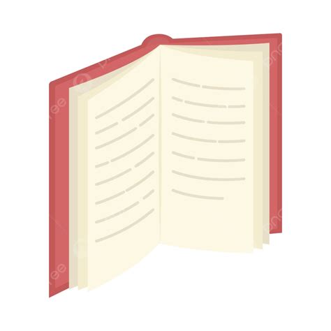 Open Book Flat Vector Design Images Opened Book Semi Flat Color Vector Object Publish