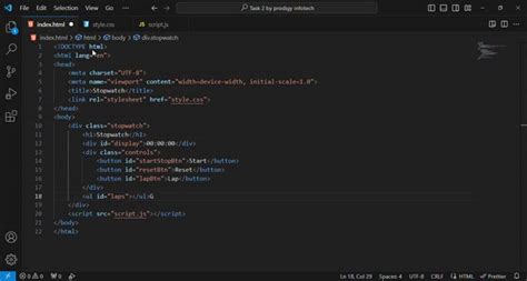 Aaditya Kaushik On Linkedin Prodigyinfotech Internship Experience Webdeveloper