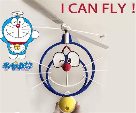 Doraemon Flying Toy 6 Steps With Pictures Instructables