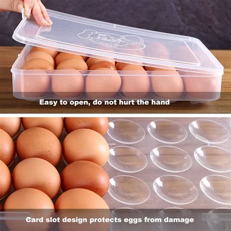 Кухонные контейнеры для хранения яиц в холодильнике контейнер для пищевых продуктов