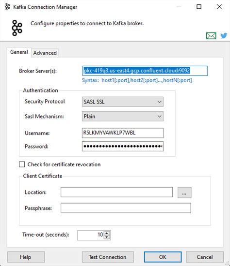 Kafka Connection Cozyroc