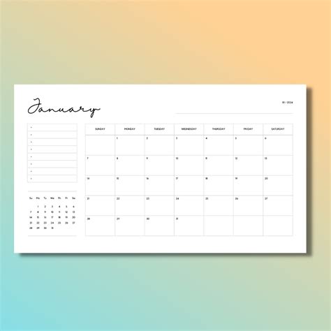 Scrappy Personalised 2025 Desk Calendar Planner Valenna
