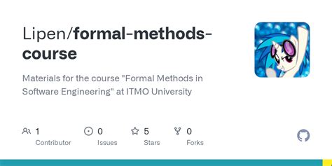 Github Lipenformal Methods Course Materials For The Course Formal Methods In Software