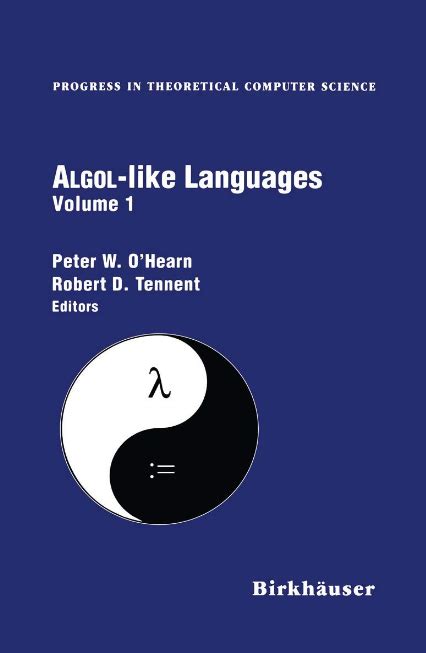 Algol Like Languages Campus Book House