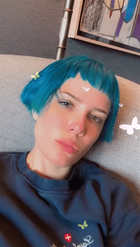 Halsey Added More Colors To Their New Blue Hair — See Photos Allure