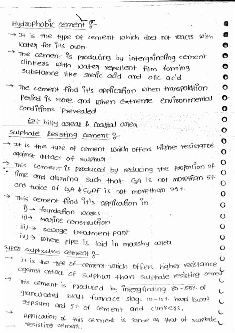 Pdf Building Materials Notes By Jaspal Sir Civil Engineering