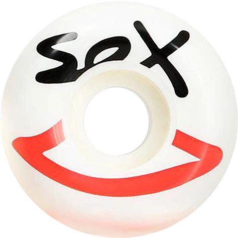 Sex Skateboards Wheels White 54mm Slugger Skate Store