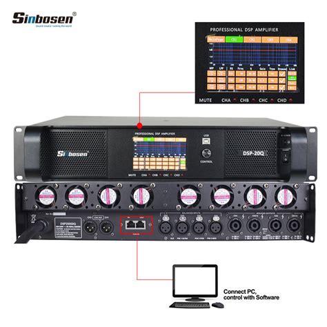 Dsp20000q Professional Subwoofer Plate Amplifier Audio Power Amplifier Module Dsp Dsp