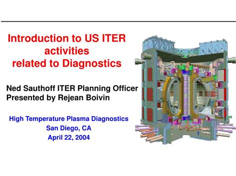 Ppt Introduction To Us Iter Activities Related To Diagnostics Powerpoint Presentation Id1721889