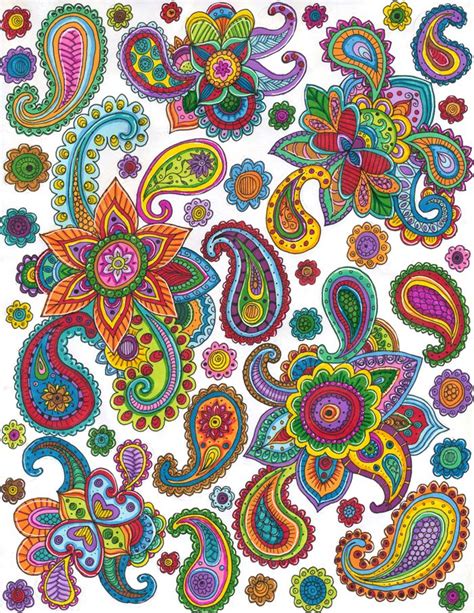 Paisley Flower Pattern