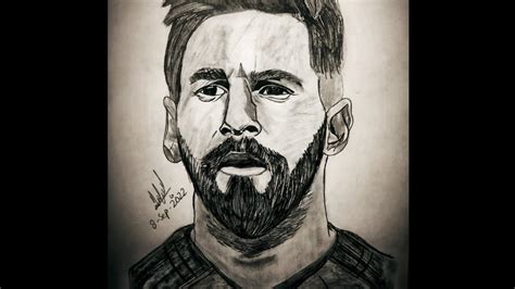 How To Draw Messi Step By Step By Grid Method Pencil Sketch Tutorial
