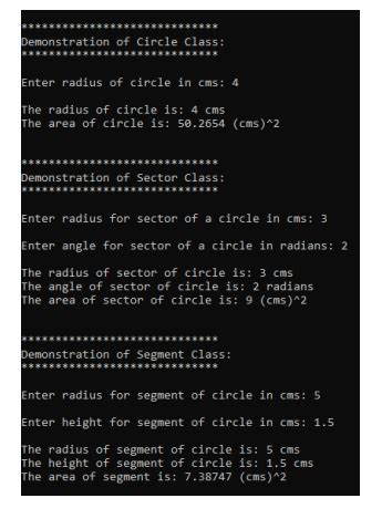 Solved Create A Circle Class That Contains The Following Chegg