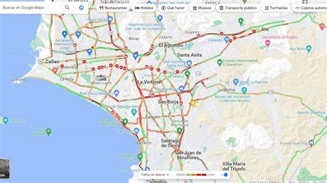Tráfico En Lima Por Semana Santa Mapa En Tiempo Real De Calles Y Avenidas De Lima Infobae