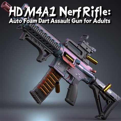 Automatic Nerf Machine Gun Electric Blaster Rnguk