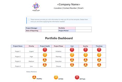 Multiple Project Status Report Template By ClickUp