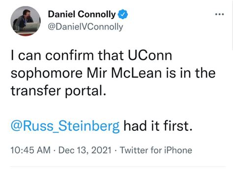 Mir Mclean Transfers Out Of Uconn R Ncaaw