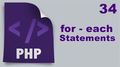 Php Tutorials In Urdu 34 For Each Statements Loops Youtube