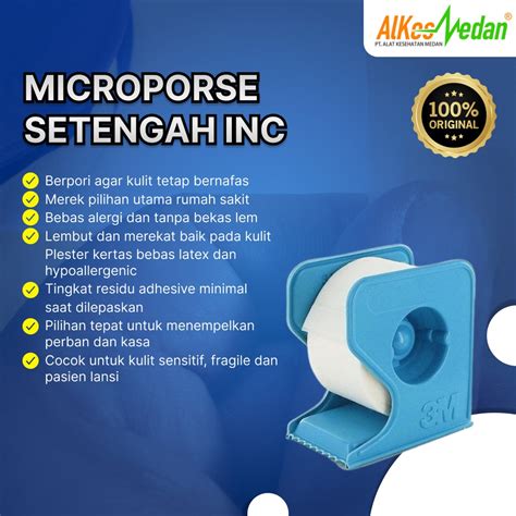 Jual Micropore 1 2 Inchi 1 Inchi Dan 2 Inchi 100 Original 3m Plester Kecil 1535 0 Shopee