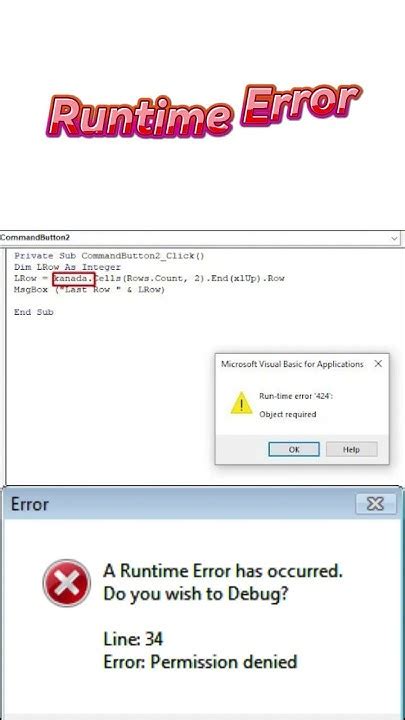 Compile Time Error Vs Runtime Error Quick Explanation