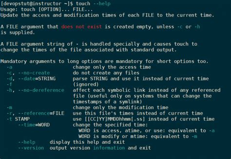 Touch Command How To Work With Files In Linux DevOpsTuT