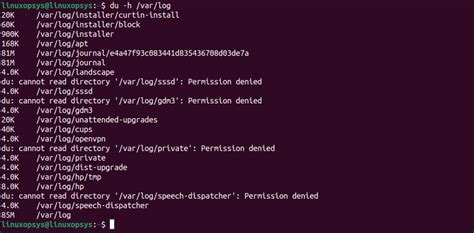Disk Usage At The Directory Or File Level Linuxopsys