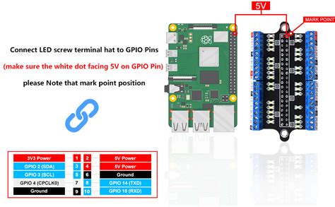 geeekpi raspberry pi micro gpio terminal block breakout board module