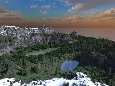 118 Minecraft Custom Terrain Map Minecraft Map