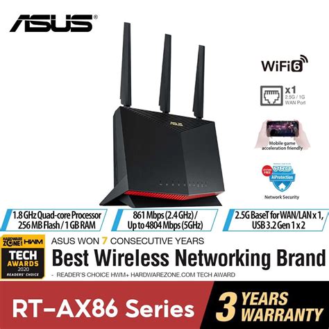 Asus Rt Ax U Pro Ax Dual Band Wifi Gaming Router With Gaming Port And Asus Aimesh Wifi