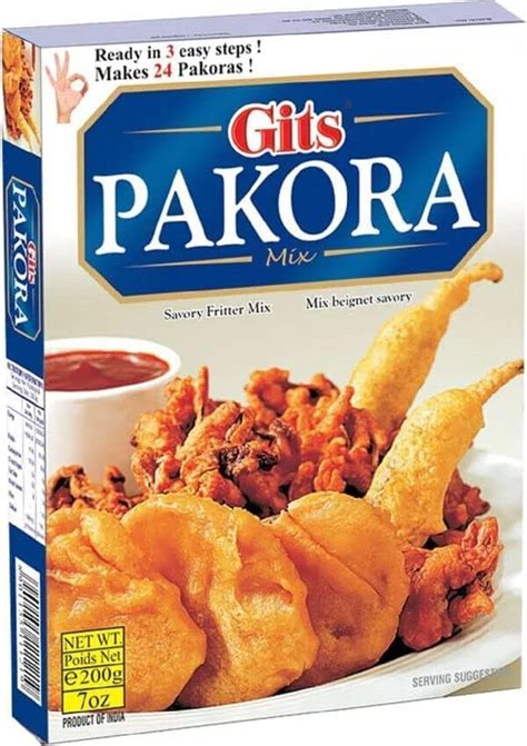 Gits Pakora Snack Mix 200g Mildly Spiced Dumplings Made Of Chickpea