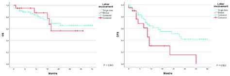 Kaplan Meier Curve For Os And Dfs In Patients Who Underwent Liver
