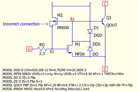 Igbt Simulation Not Producing The Same Waveform Even Though The Exact Igbt Simulation Not Producing The Same Waveform Even Though The Exact
