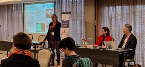 The Selfy Coordinator Presents The Project During The Earpa Spring