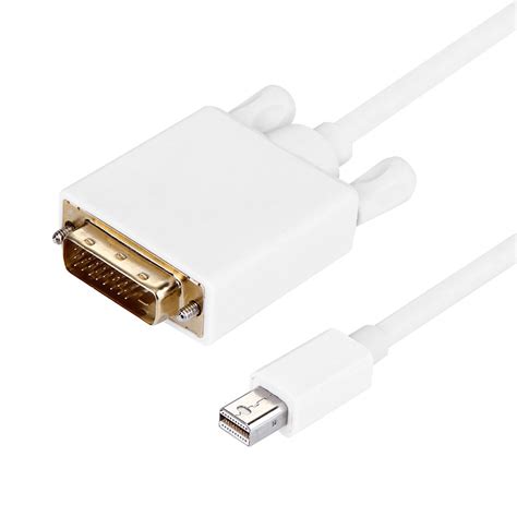 Long Mini DisplayPort To DVI Adapter Cable 1 8m