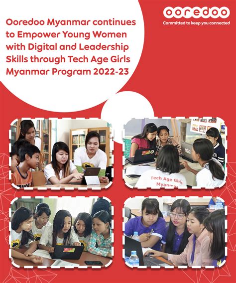 Ooredoo Myanmar On Linkedin Ooredoomyanmarcsr Techagegirls
