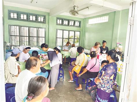 ကျောက်မဲမြို့ ယာယီဆေးရုံ၌ ကျန်းမာရေးစောင့်ရှောက်မှုလုပ်ငန်းများ ဆက်လက