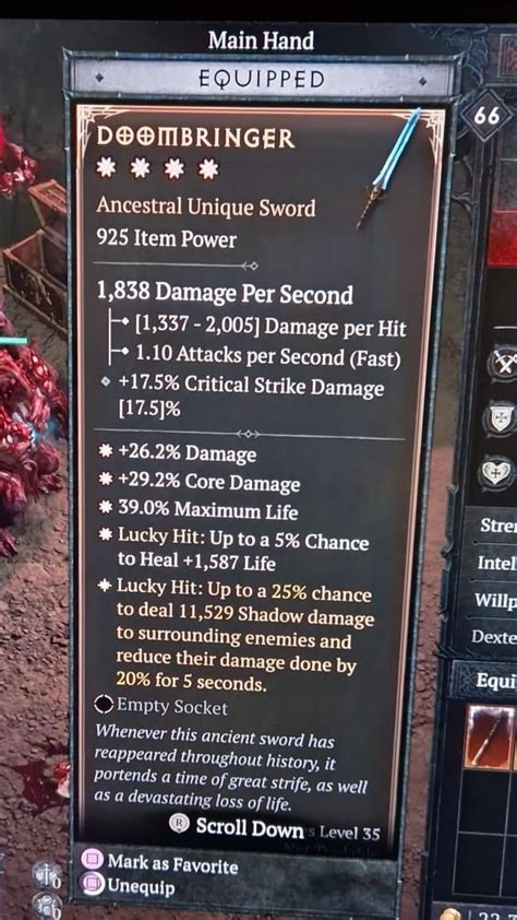 Doombringer 4 Ga What Would This Go For R Diablo4