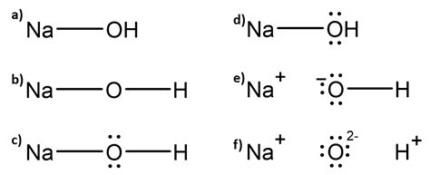 Sodium Hydroxide Lewis Dot Structure