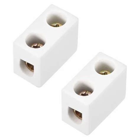 White Interlocking Male Female Ceramic Connector For Electrical At Piece In New Delhi