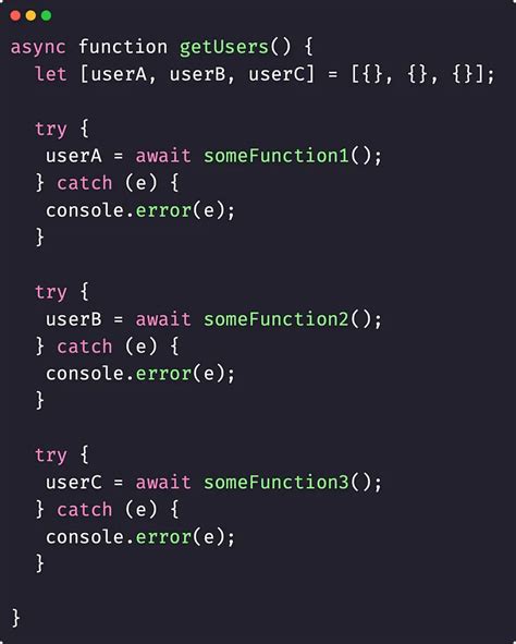 Javascript 像专业人士一样捕捉 Asyncawait 中的错误 终身学习者 Segmentfault 思否