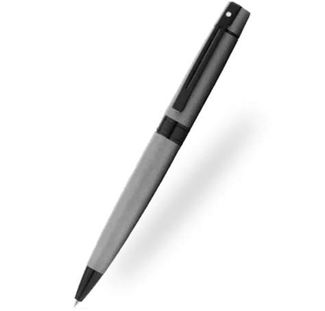 Sheaffer 300 Matte Grey With Polished Black Trim Ballpoint Pen Pen Heaven Sheaffer 300 Matte Grey With Polished Black Trim Ballpoint Pen Pen Heaven