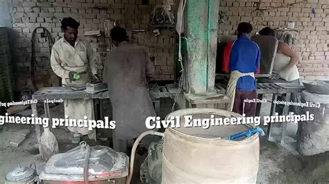 How Is Taf Tile Made In Pakistan And India On A Small Scale Youtube