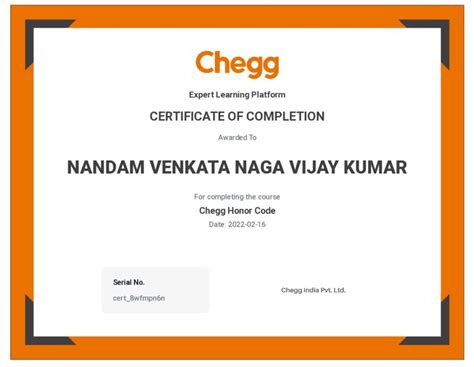 Nandam Venkata Naga Vijay Kumar Posted On Linkedin