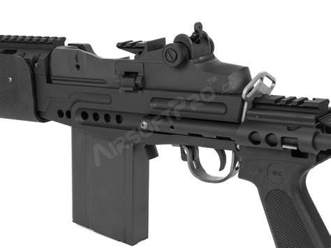 Plynové Dlouhé Airsoftová Zbraň M14 Ebr Gbb Celokov Blowback