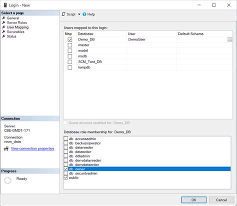 External Database Connections Ni Specification Compliance Manager Operations Handbook