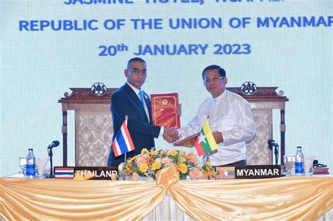 နယ်စပ်ဒေသ နှစ်နိုင်ငံပြည်သူများ၏ အသက်အိုးအိမ်လုံခြုံရေးဆောင်ရွက်ရန် ဆ