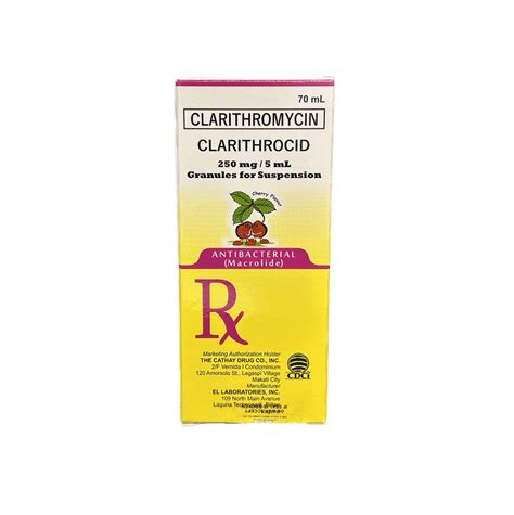 Clarithrocid 250mg Suspension 70ml Iloilo Supermart Online Aton Guid