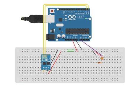 Circuit Design Photo Resistor Tinkercad