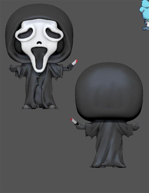 🕹 Ghostface Funko・ Stl File For 3d Printing・cults