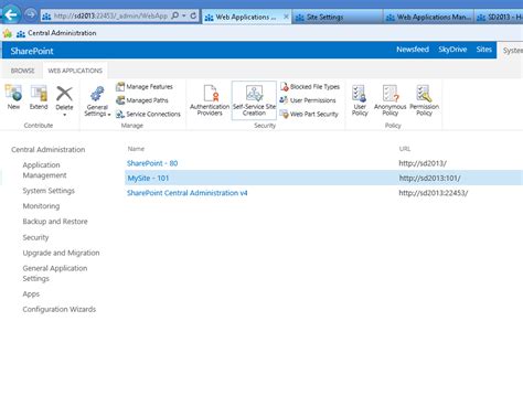 visual guide setting up my sites in sharepoint 2013 adis jugo blog
